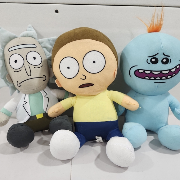 toy factory | Toys | 29 Rick And Morty Mr Meeseeks Plush Lot Preowned ...